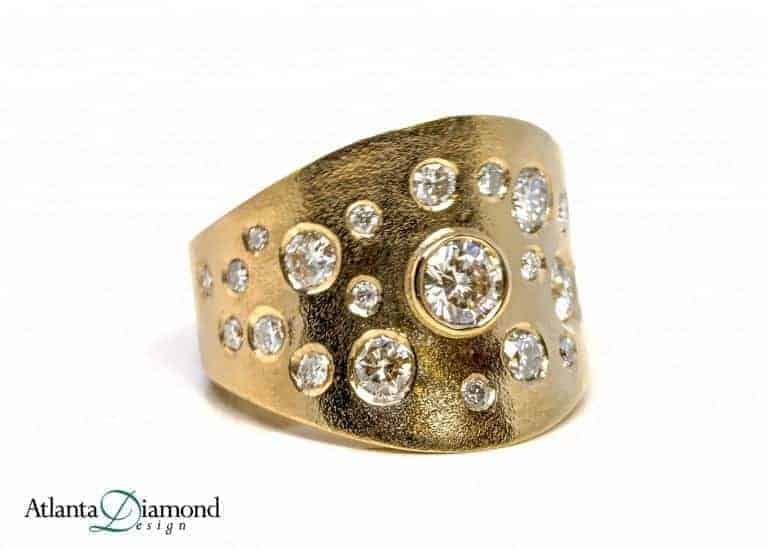 Oval Diamond 5 Stone Engagement Ring | Atlanta Diamond Design