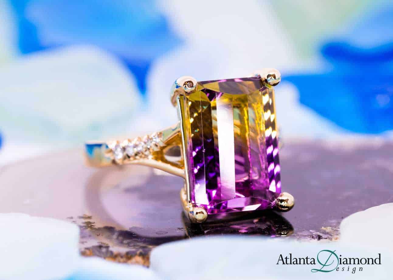 White Gold Diamond Engagement Ring | Atlanta Diamond Design