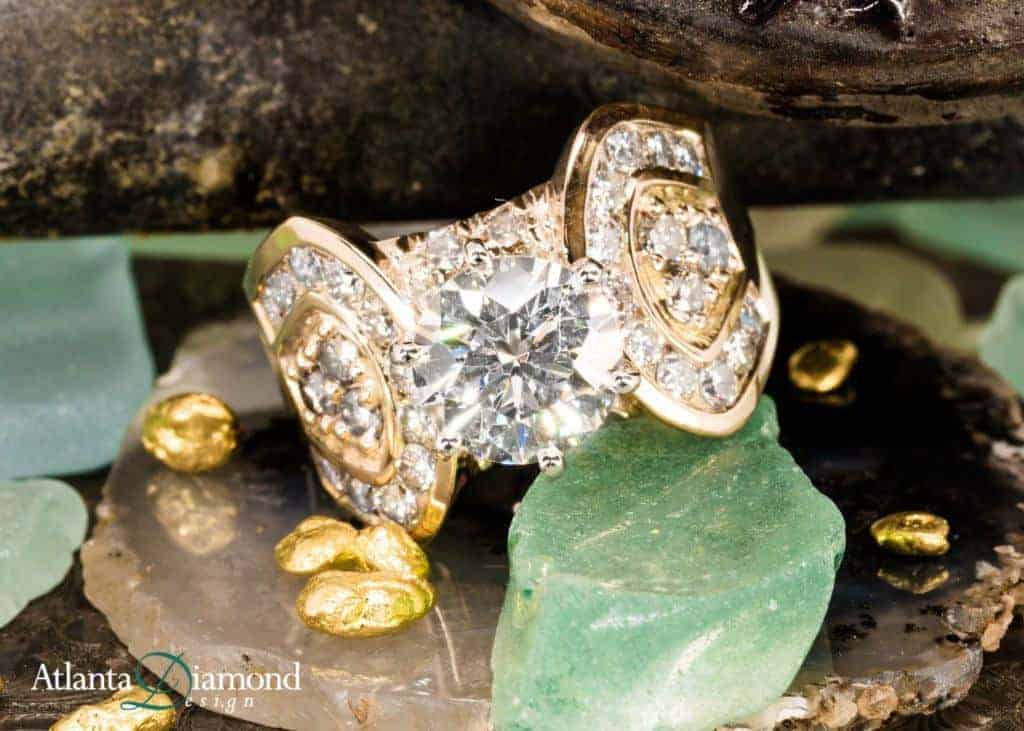 Oval Diamond 5 Stone Engagement Ring | Atlanta Diamond Design