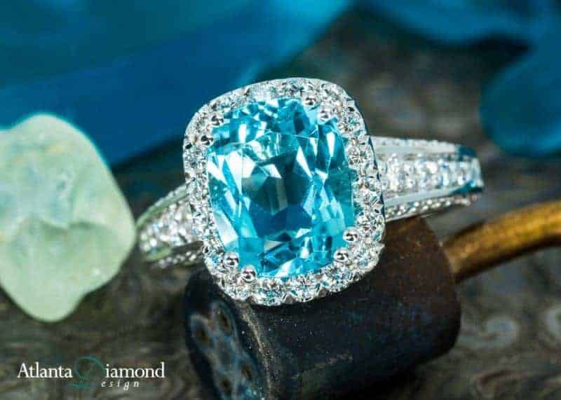 Oval Diamond 5 Stone Engagement Ring | Atlanta Diamond Design